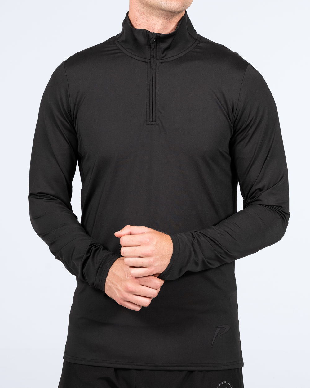 Parell Evolve Tall Mens Quarter Zip Training Top (black) | Tall Mens ...