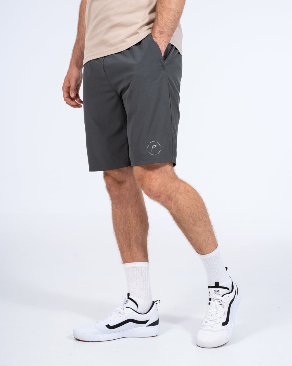 Parell Evolve Tall Mens Extra Long Training Shorts (grey)) | Tall Mens ...