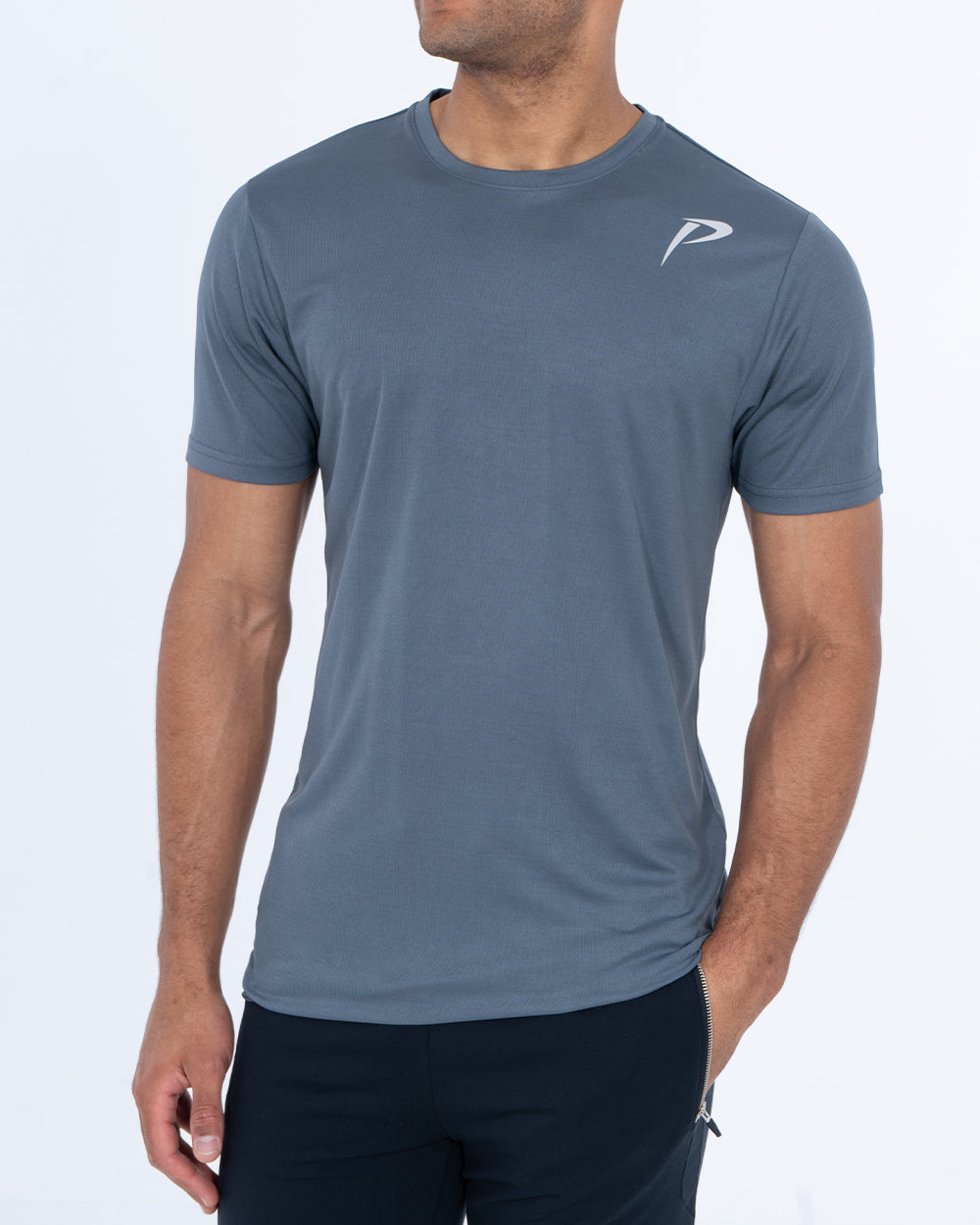 Parell Evolve Tall Mens Extra Long Training Top (titanium blue) | Tall ...