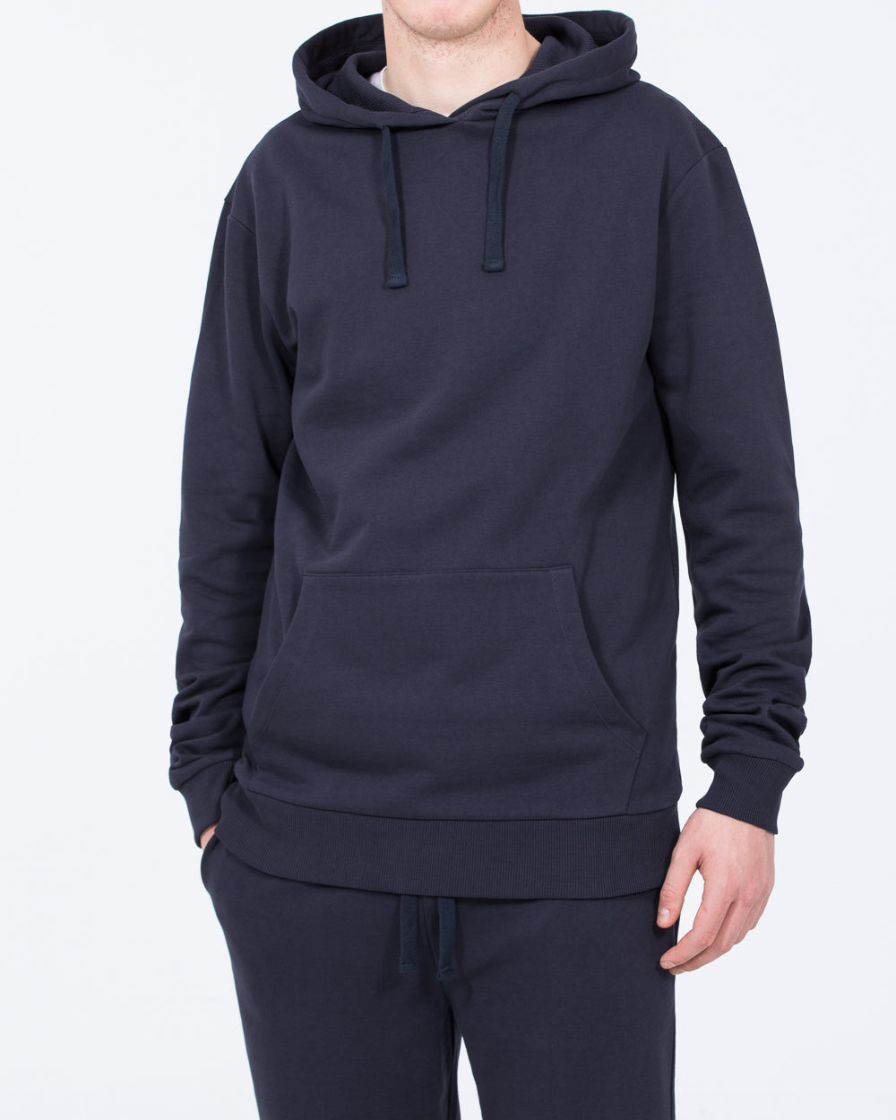 2t Rowan Tall Mens Regular Fit Pullover Hoodie (navy) | Tall Mens ...