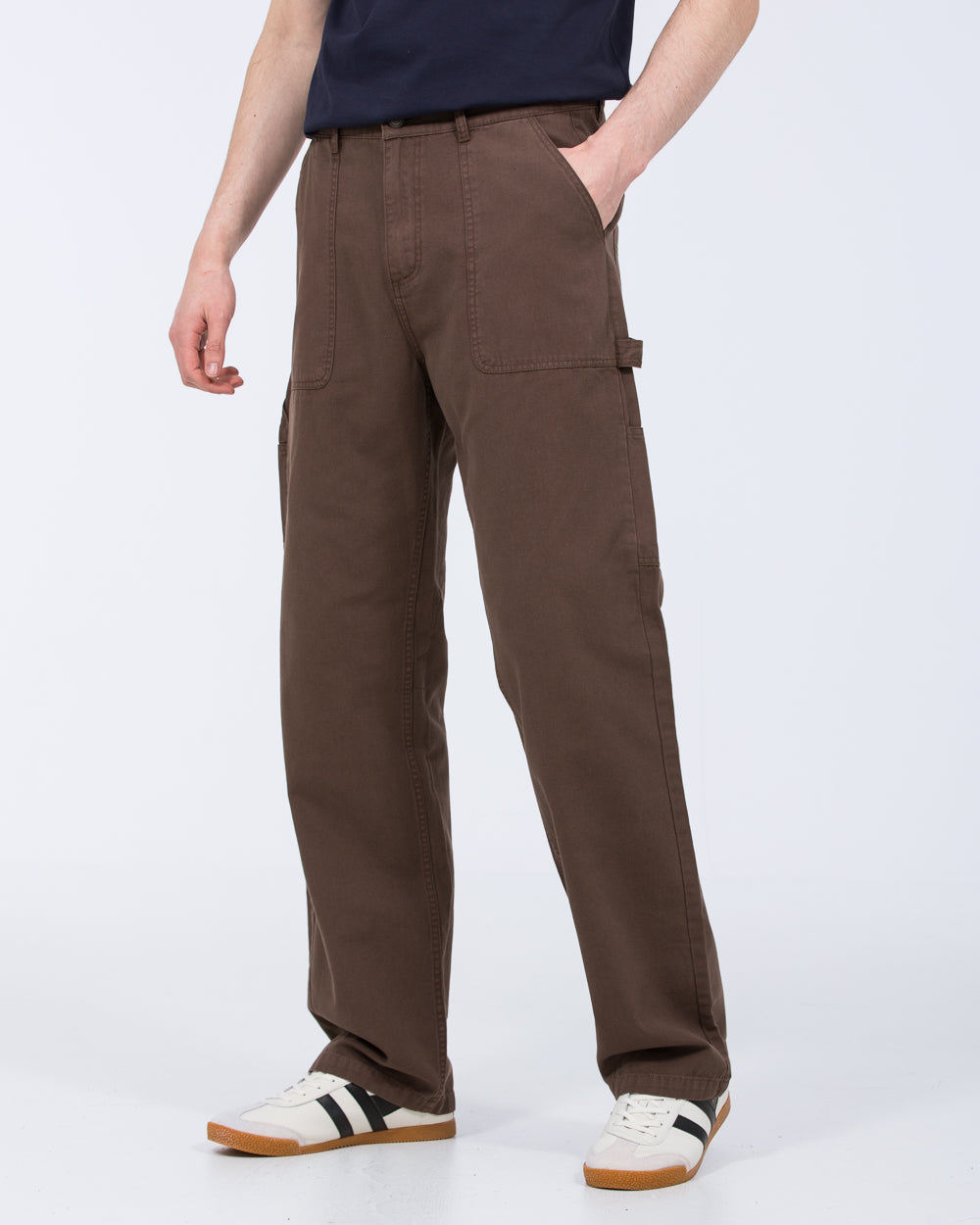 2t Xander Hohe Herren-Zimmermannshosen (braun) | Tall Mens Clothing ...