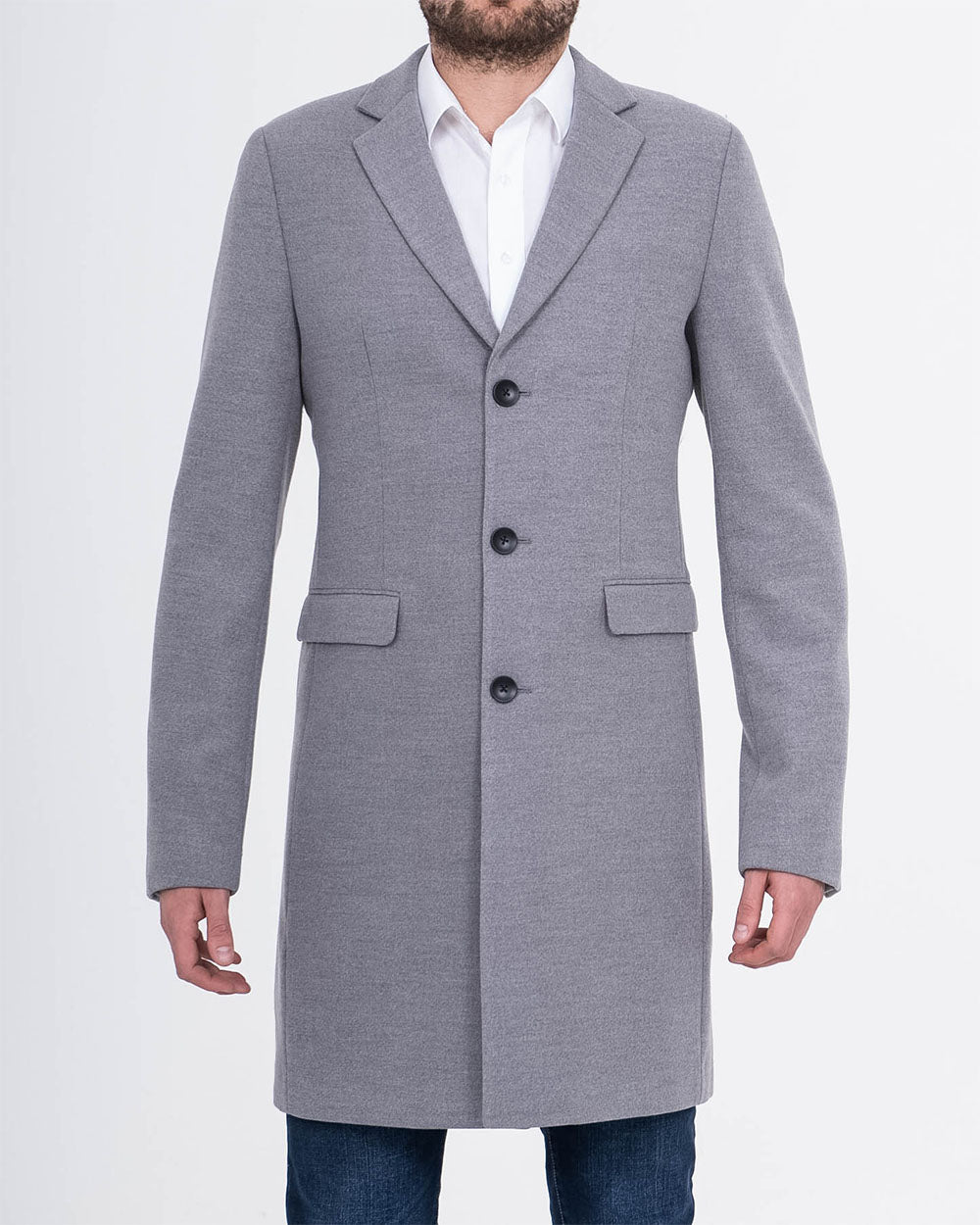 Skopes Tall Mens Extra Long Longer Fairlop Overcoat (silver) Jacket ...