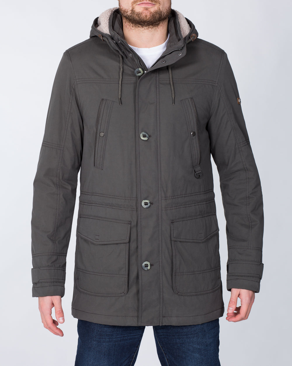 Cabano Tall Parka Jacket (olive) Extra Long Longer | Tall Mens Clothing ...