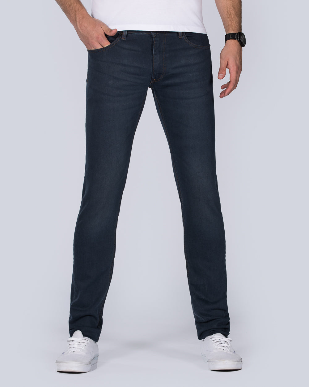 Cub Alex Tapered Fit Tall Mens Vintage Extra Long Jeans (blue mineral ...